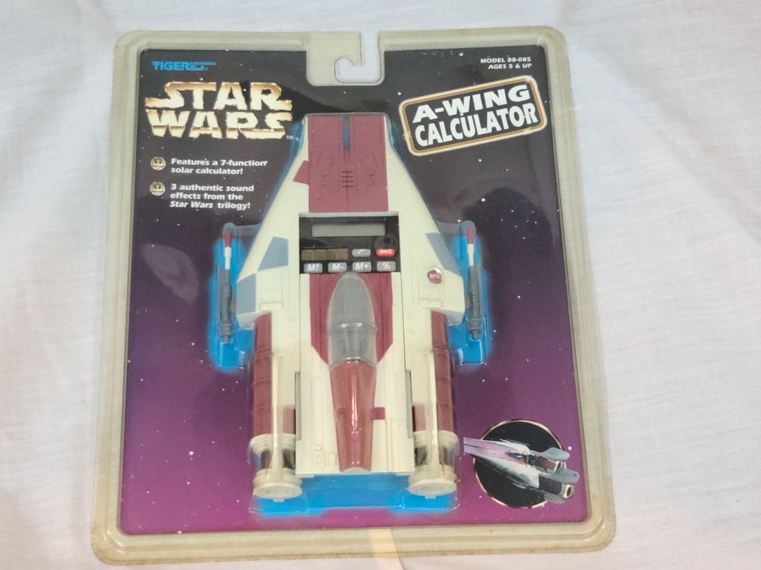 Vintage Factory Sealed Star Wars A-wing Fighter Solar Powered ...