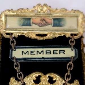 RARE Circa 1896 Historic Antique Labor Trade Union Medallion Iowa Badge ...