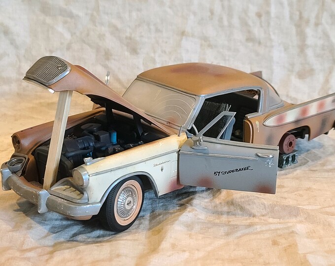 VERY RARE 1:18 Scale Vintage 1957 Studebaker Golden Hawk Hardtop Coupe ...