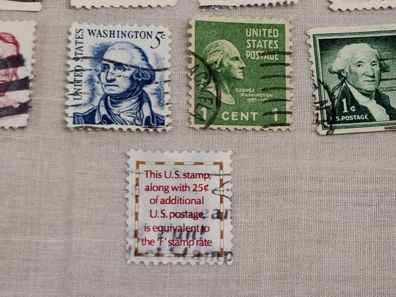 Denominations Of United States Stamps