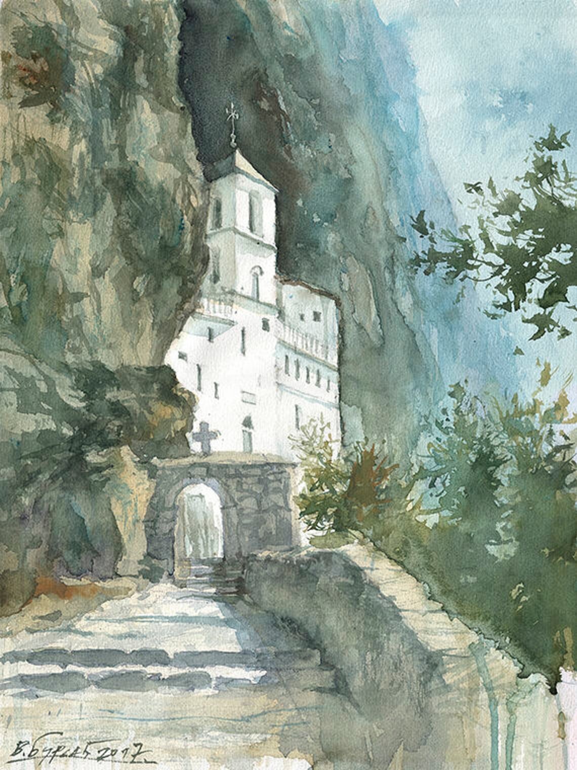 Ostrog Monastery, Manastir Ostrog, Serbian Monastery, Srpski Manastir ...