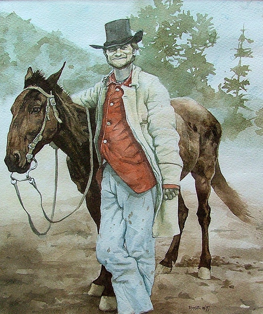 Frederick Wadsworth Loring With His Mule evil | Etsy