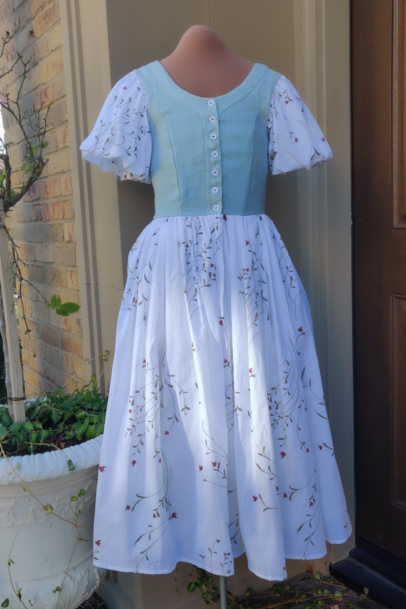 Maria" Floral Dirndl Dress Reproduction - Etsy