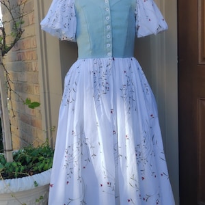 Maria" Floral Dirndl Dress Reproduction - Etsy