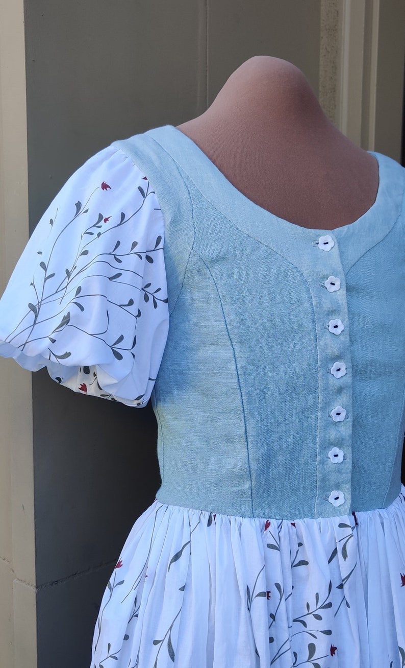 Maria" Floral Dirndl Dress Reproduction - Etsy