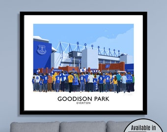Everton Poster Art - Etsy