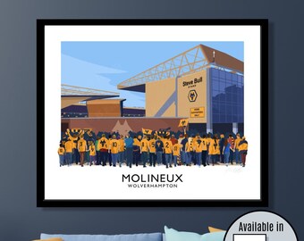Wolves Poster Wolves Print Wolverhampton Wanderers Wall Art - Etsy UK