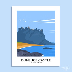 Dunluce Castle County Antrim Northern Ireland Travel - Etsy UK