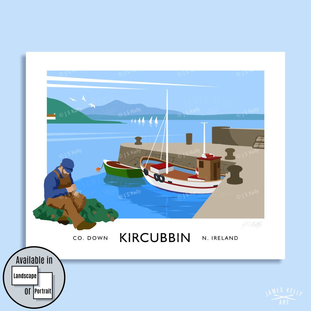 Kircubbin Harbour Kircubbin County Down Northern Ireland - Etsy UK