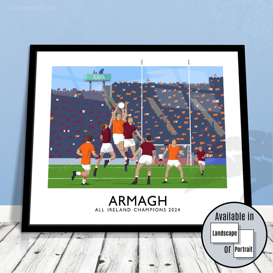 Armagh Vs Galway GAA All Ireland Gaelic Football Champions 2024, Vs ...