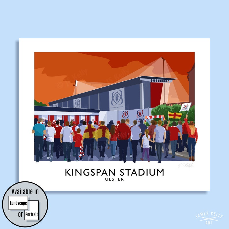 Kingspan Stadium Ravenhill Ulster Rugby Supporters Belfast - Etsy