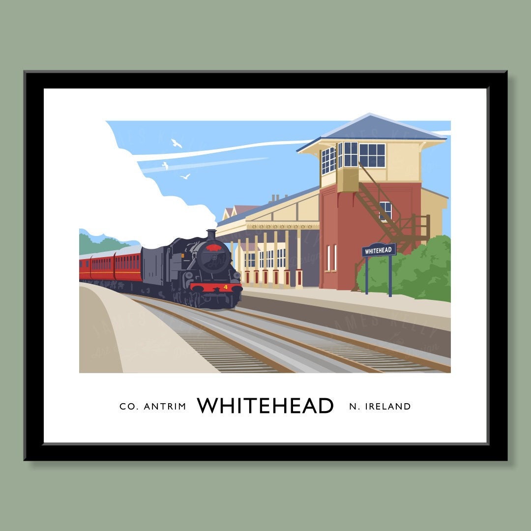 Whitehead Railway Station Whitehead Antrim Northern | Etsy