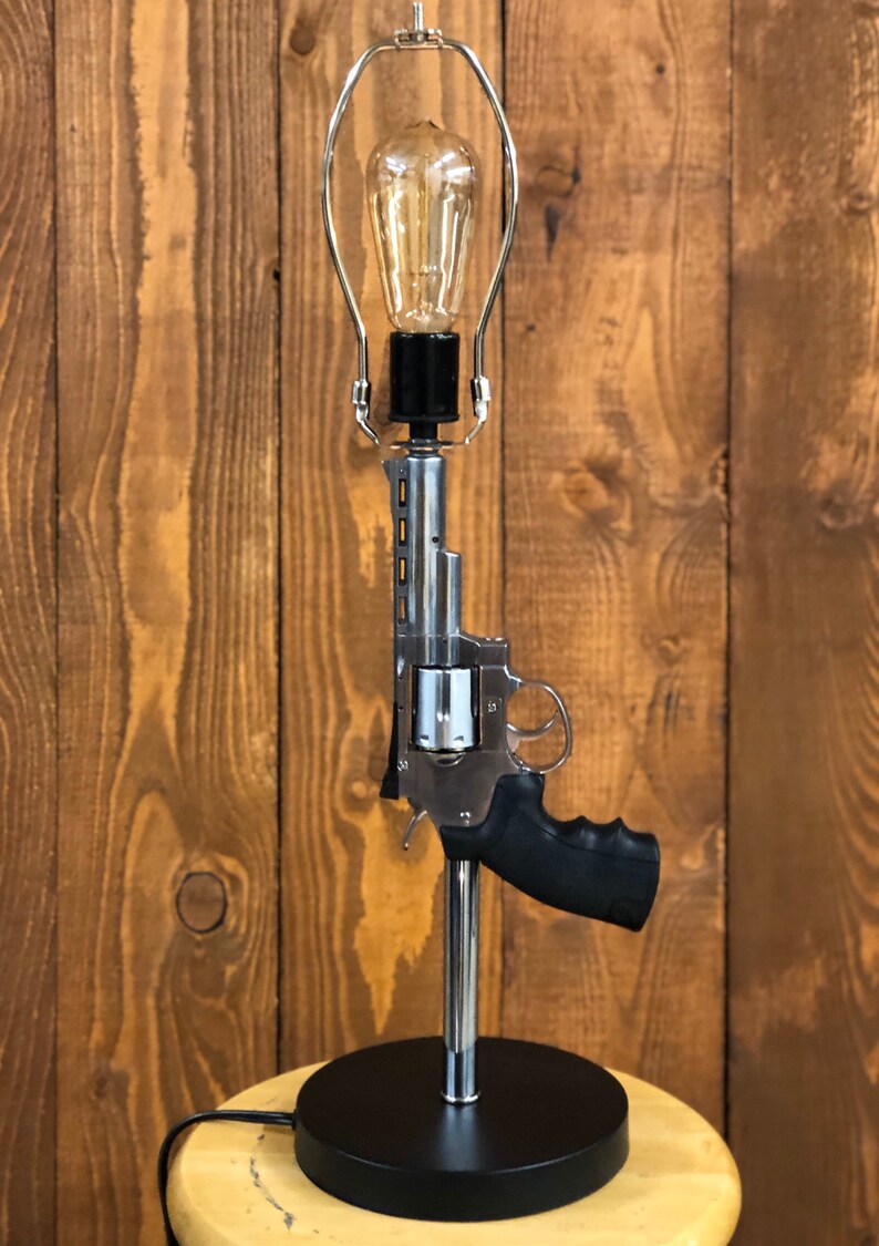 Revolver Gun Table Lamp - Etsy