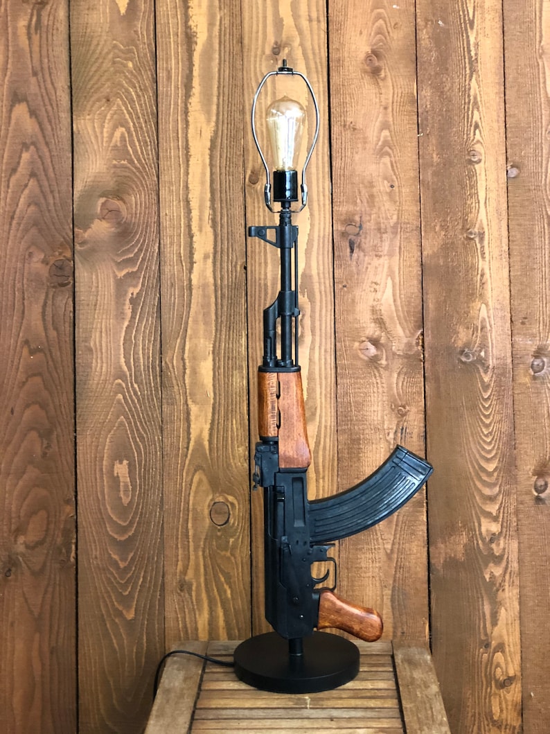 AK-47 Table Lamp Gun Lamp - Etsy