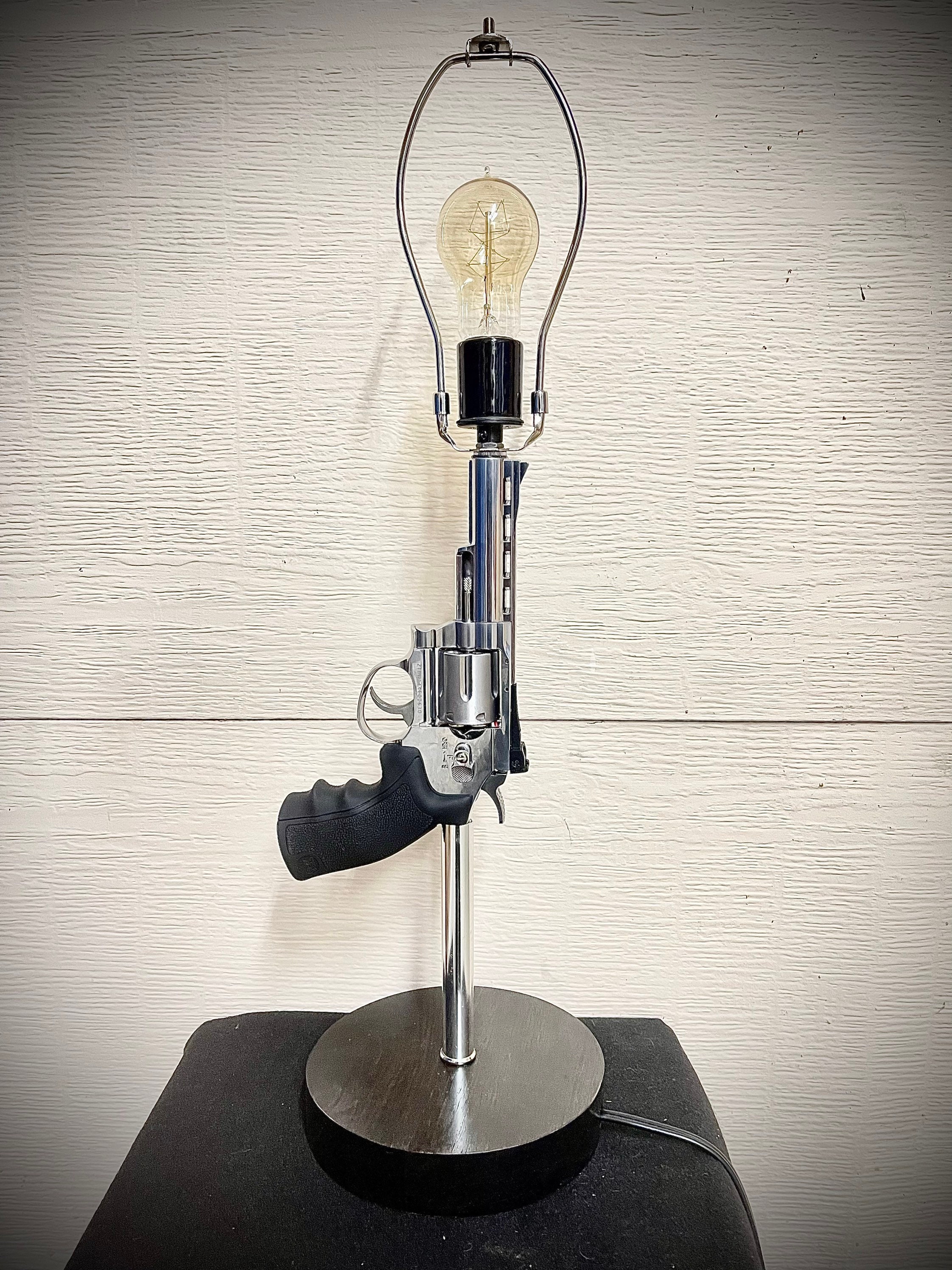 Revolver Gun Table Lamp - Etsy