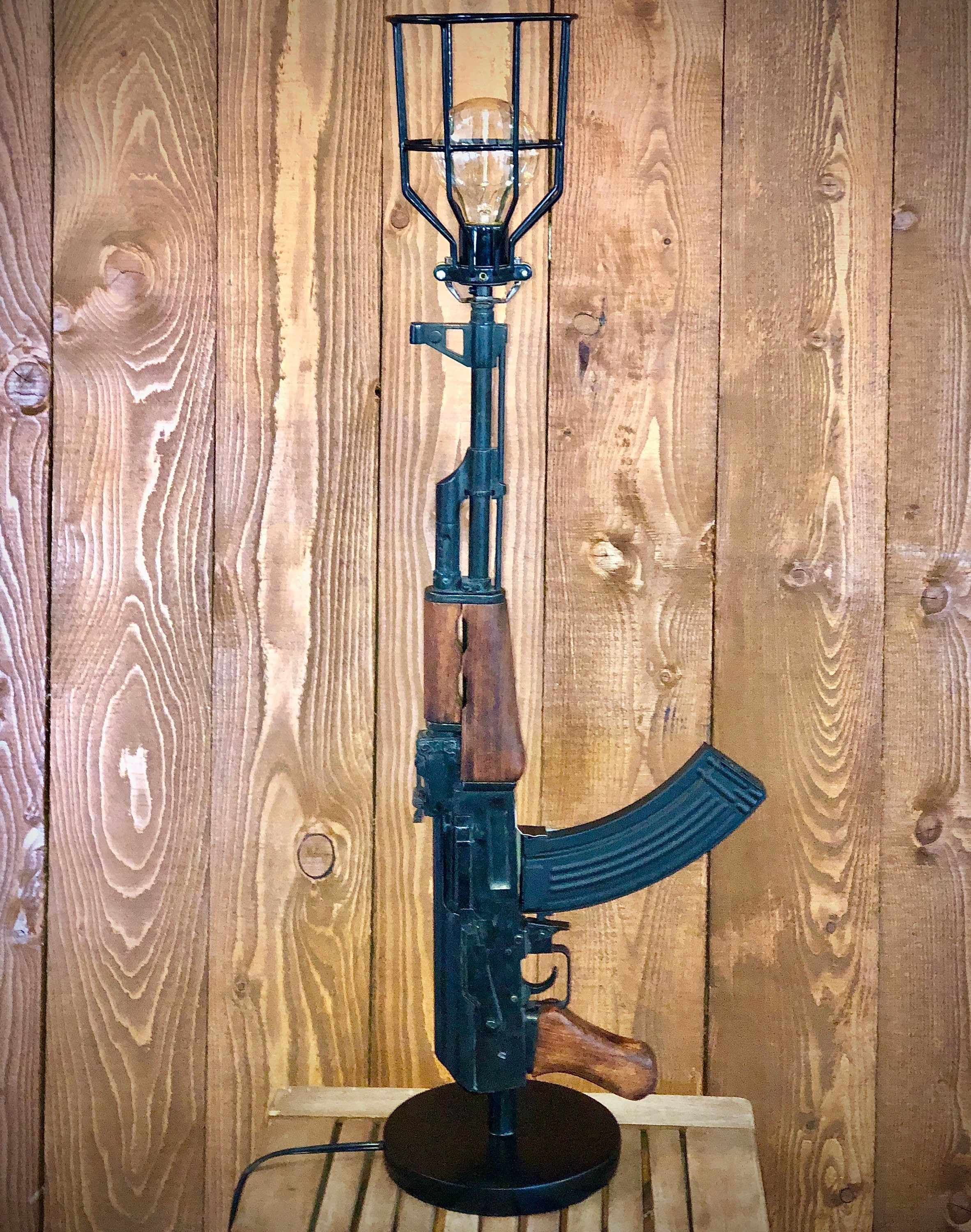 AK-47 Table Lamp Gun Lamp - Etsy