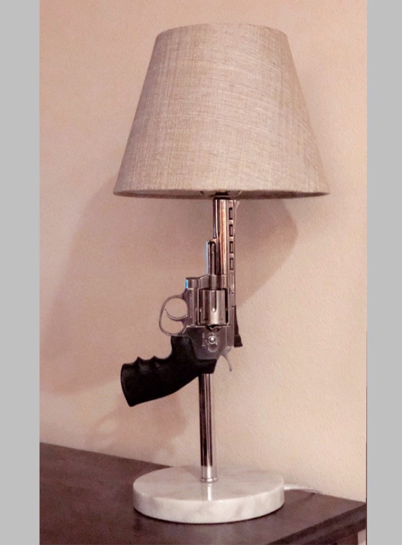 Revolver Gun Table Lamp - Etsy