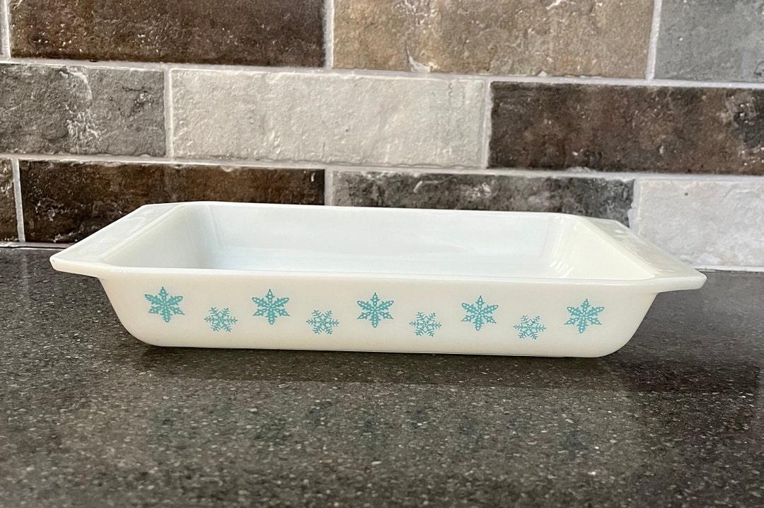 Pyrex Snowflakes Oven, Pyrex Dish With Vintage Snowflake Patterns A1 - Etsy