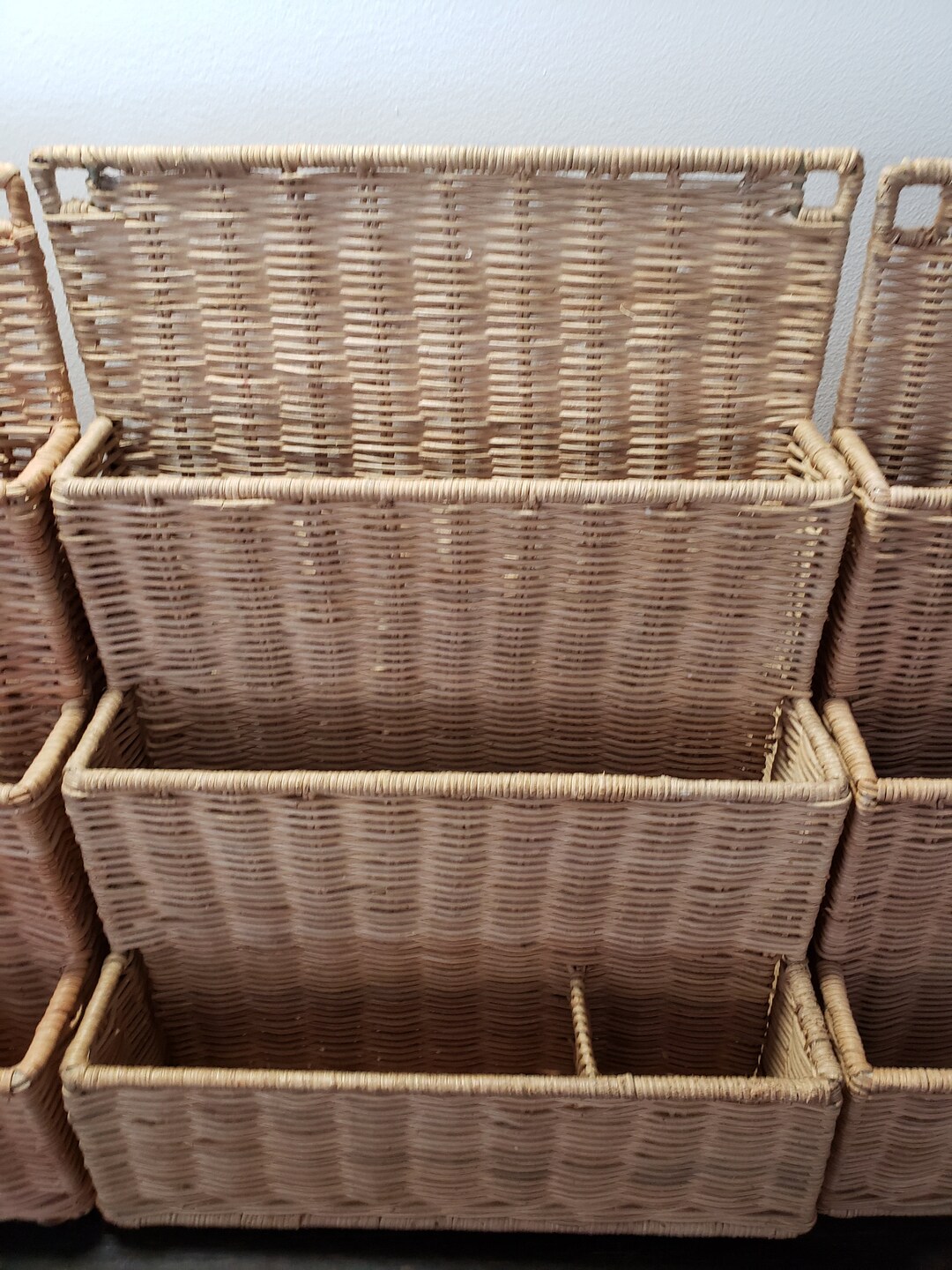 Desk Organizer Mcm Rattan, Wicker Office, 1 Organizer, Storage, Office ...