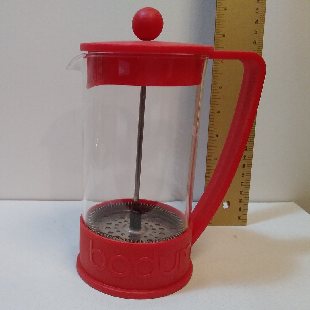 Bodum Red, Ground Coffee Pot, Coffee Maker, Coffee Pot - Etsy
