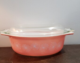 Pyrex Daisy Pink - Etsy