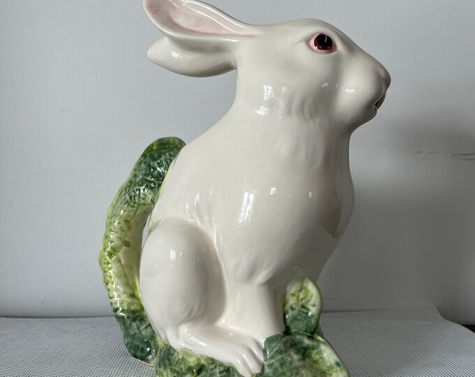 Bunny Pitcher, Rabbit Pitcher Vintage Italy Hand Made Pizzato, Old Vase ...