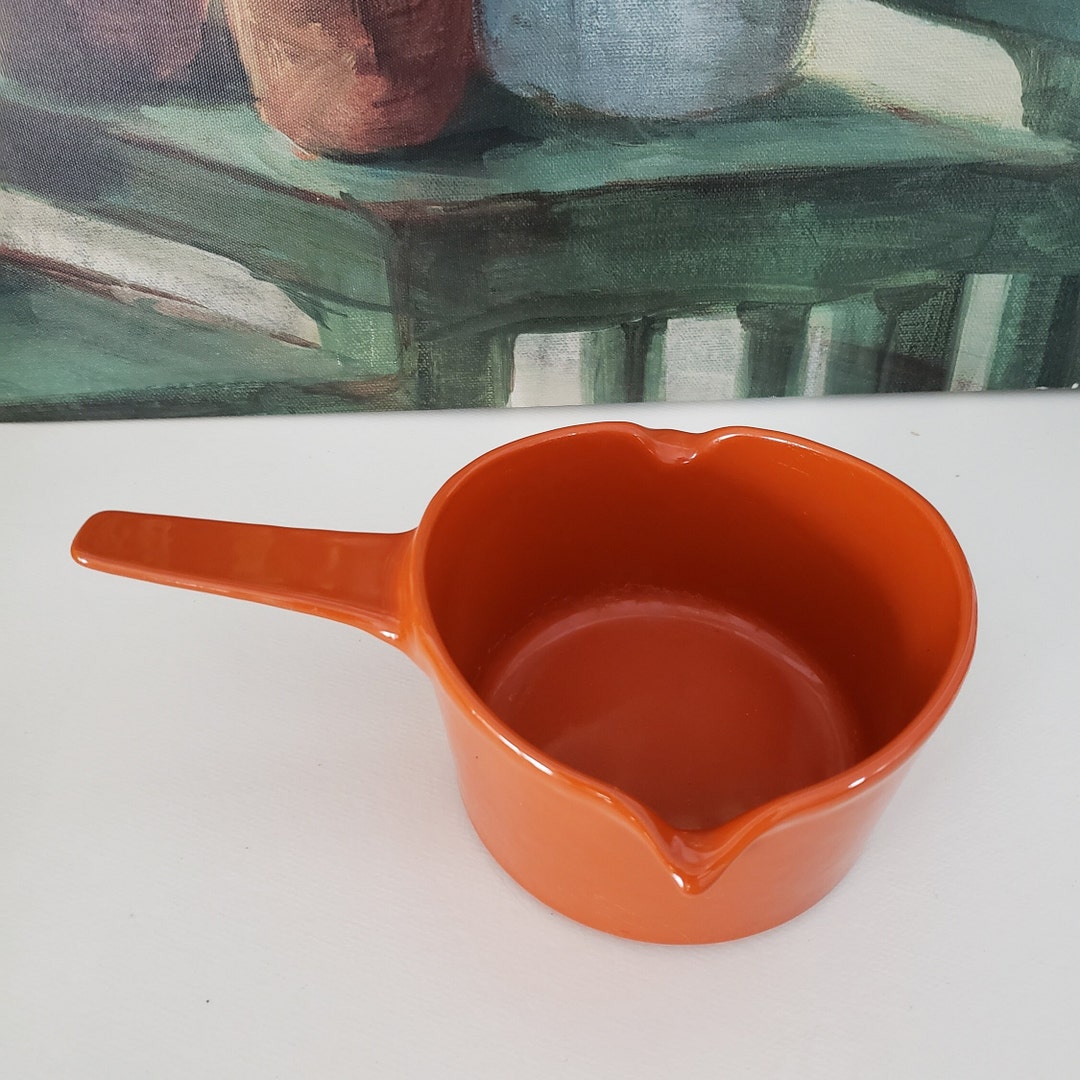 Copco, Bowl With Pouring Spouts, for Sauce, Vintage Orange Bowl - Etsy