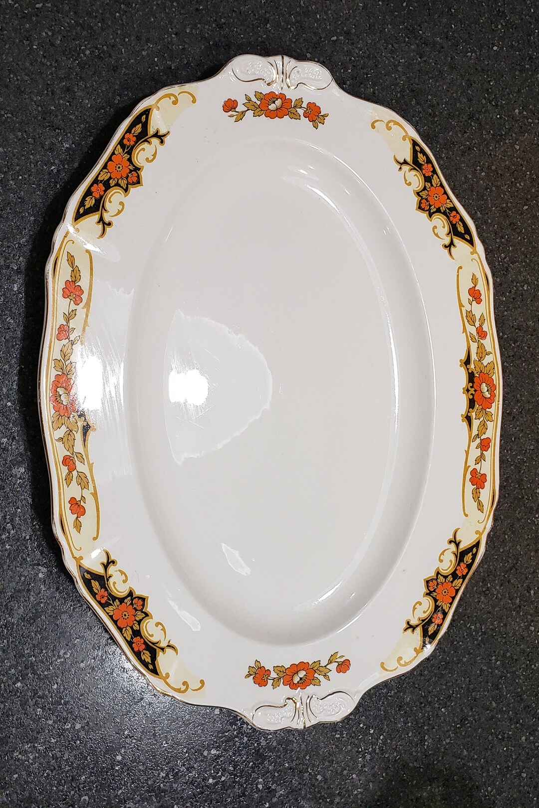 Alfred Meakin Dunkirk Harmony Platter 14 Inches Serving Dish 1930 - Etsy