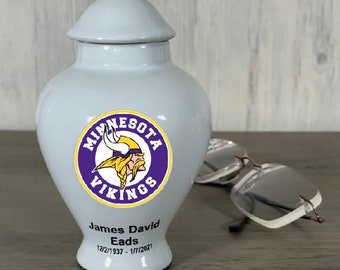 Vikings Nfl Urn - Etsy
