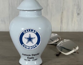 Mini Urns Dallas Cowboys - Etsy