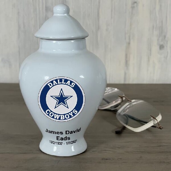 Nfl Cowboys Urn for Ashes - Etsy