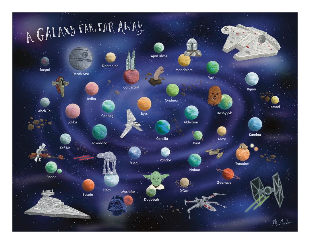 Star Wars Galactic Map Atlas Explore The Galaxy: Star Wars Reveals