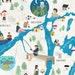 Kawartha Lakes Illustrated Map - Etsy