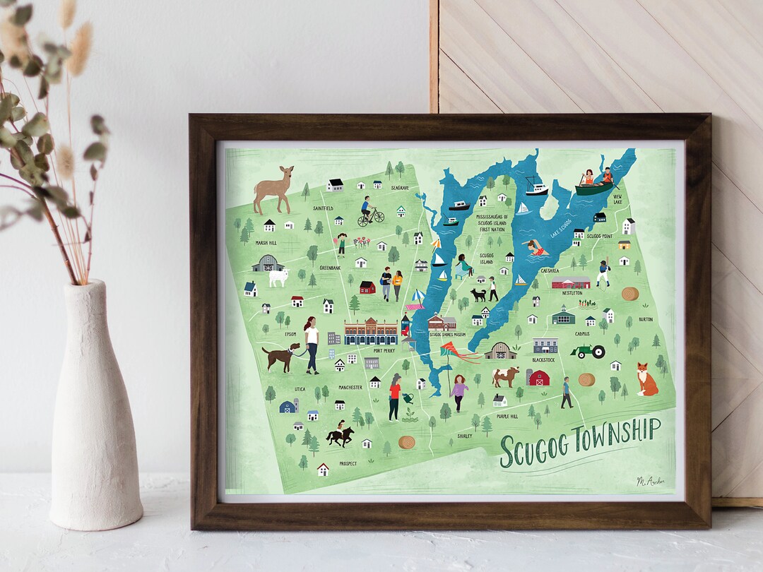 Scugog Township Map - Etsy