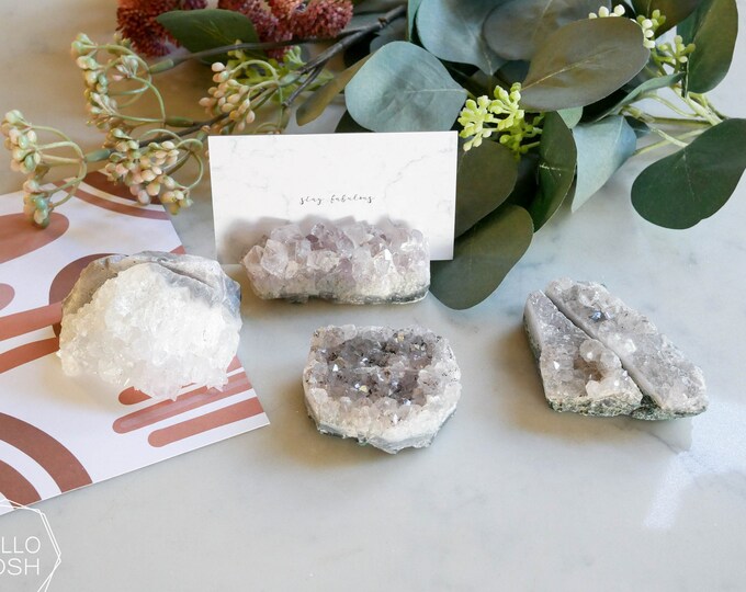 Light Amethyst Place Card Holders. Wedding Decor. Name Tags - Etsy