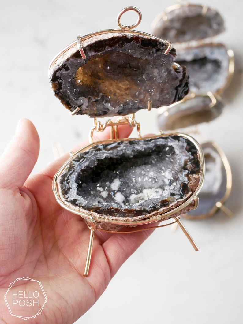 Geode Ring Box Selected at RANDOM. 1 Geode Jewelry Holder. - Etsy