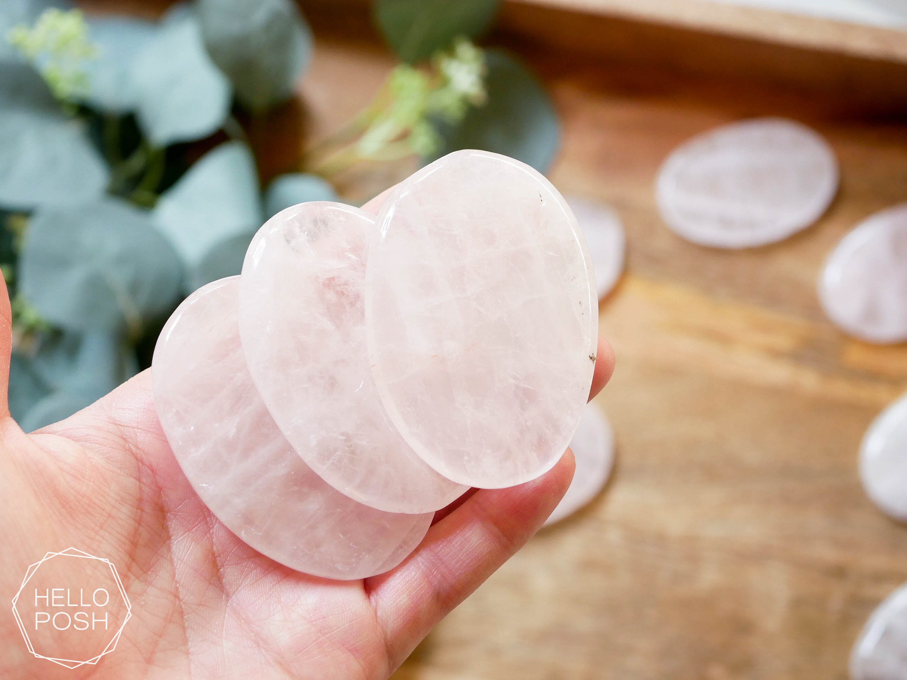 Rose Quartz Place Cards. Light Pink Quartz Wedding Decor. Name Tags ...