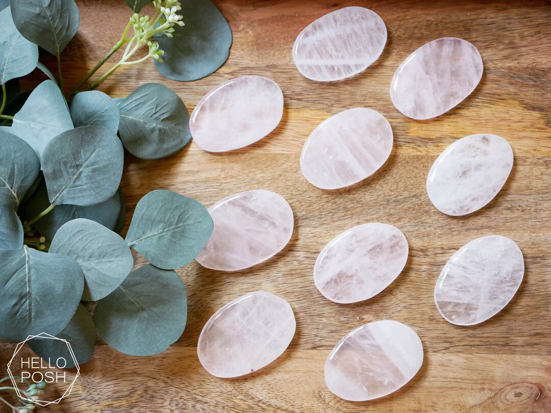 Rose Quartz Place Cards. Light Pink Quartz Wedding Decor. Name Tags ...