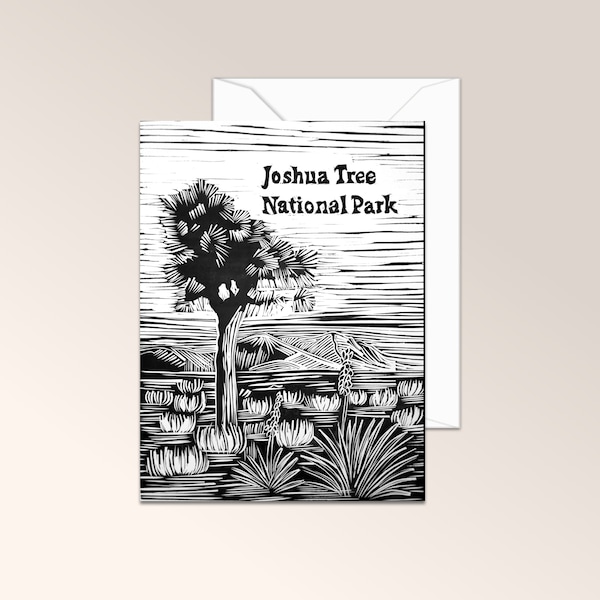 Joshua Tree National Park Card - Etsy