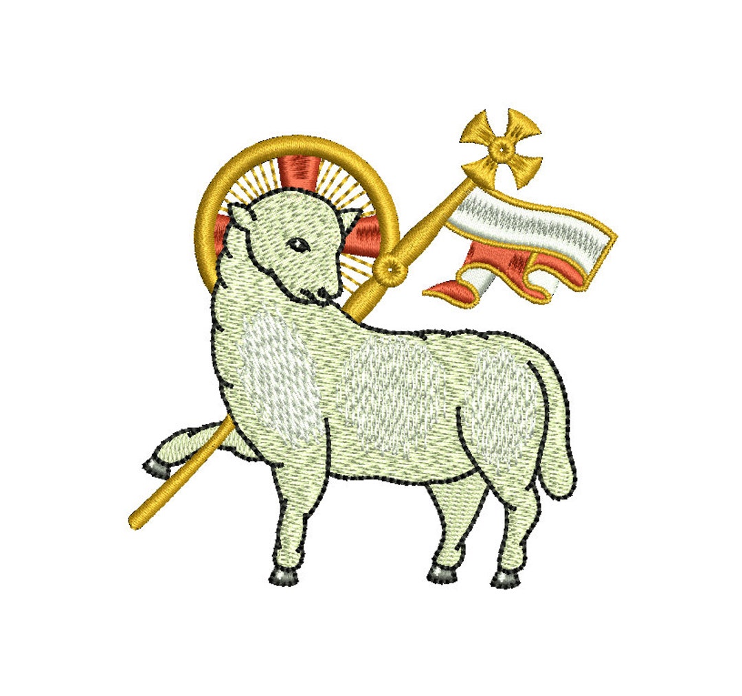 LAMB OF GOD - Machine Embroidery Design - Instant Download - Etsy