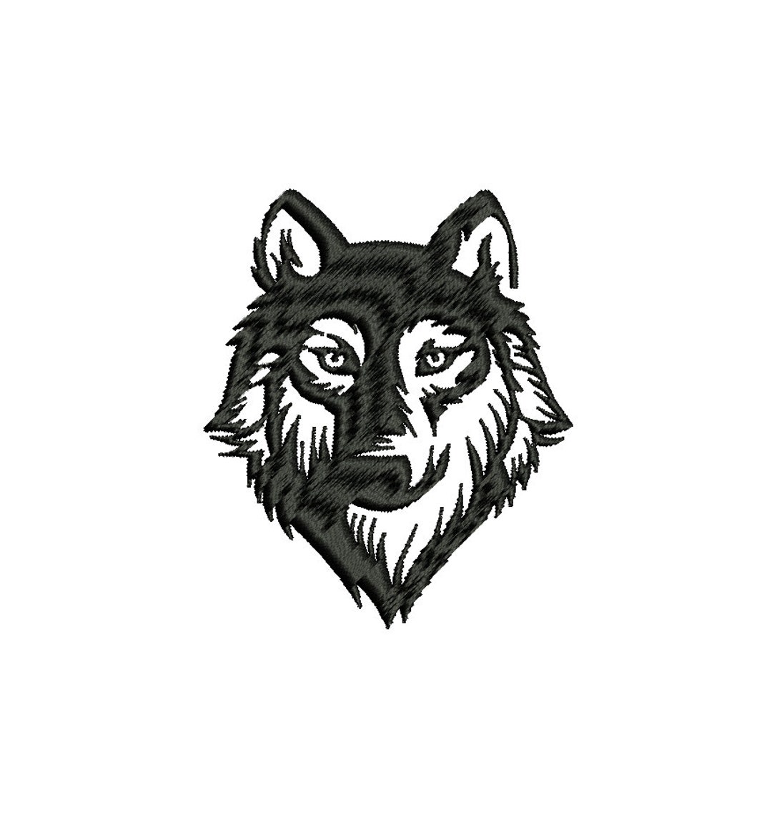 WOLF - Machine Embroidery Design - Instant Download - Etsy