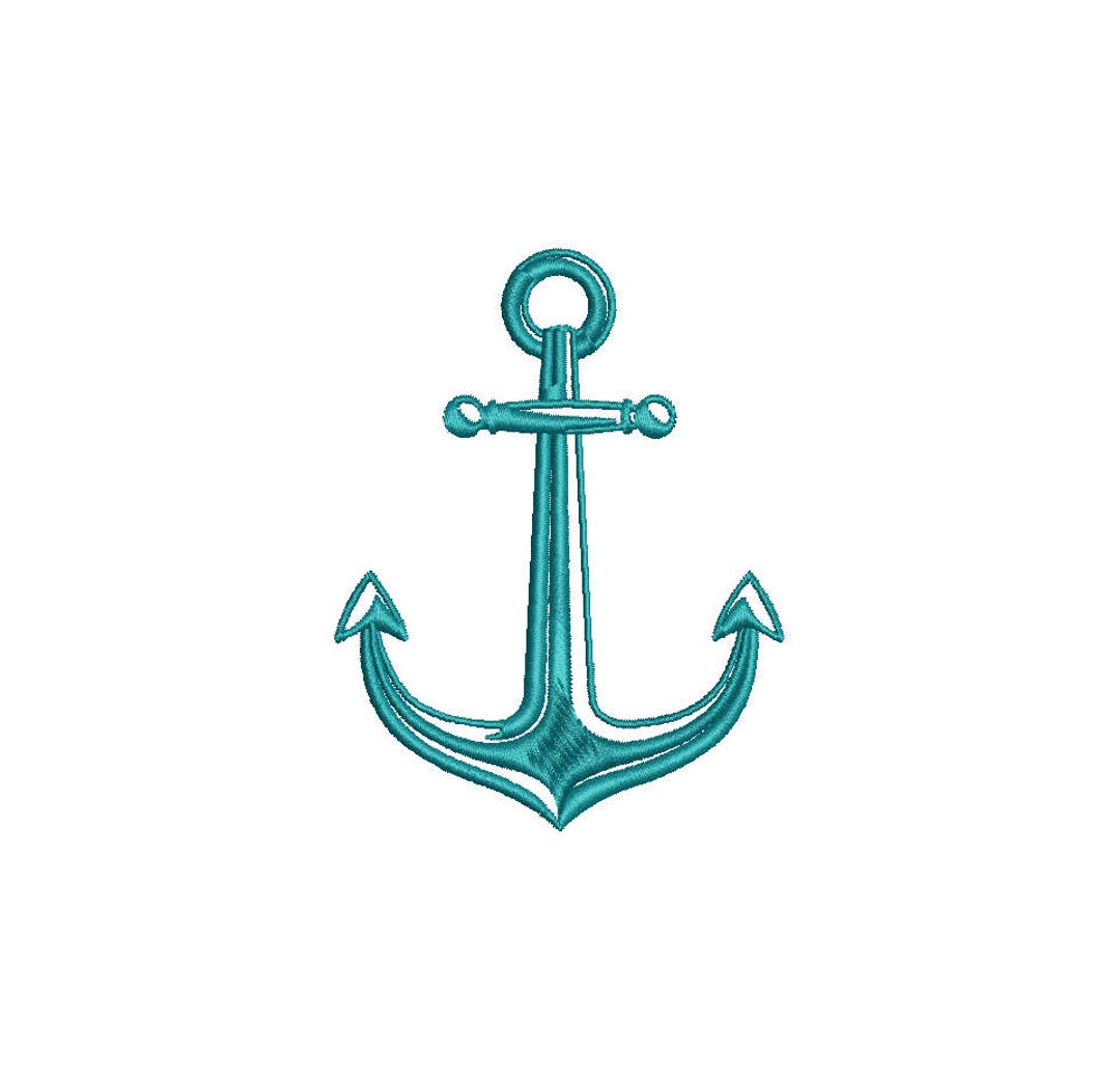 ANCHOR - Machine Embroidery Design - Instant Download - Etsy