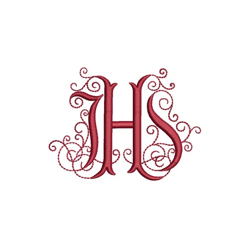 IHS CROSS Machine Embroidery Design Instant Download - Etsy