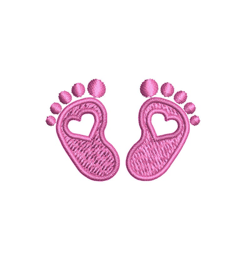 BABY FEET Machine Embroidery Design Instant Download | Etsy