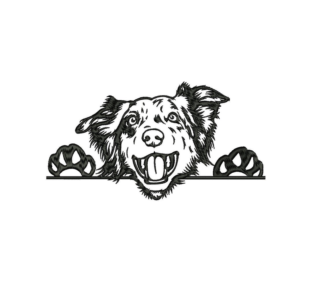 SHELTIE - Machine Embroidery Design - Instant Download - Etsy