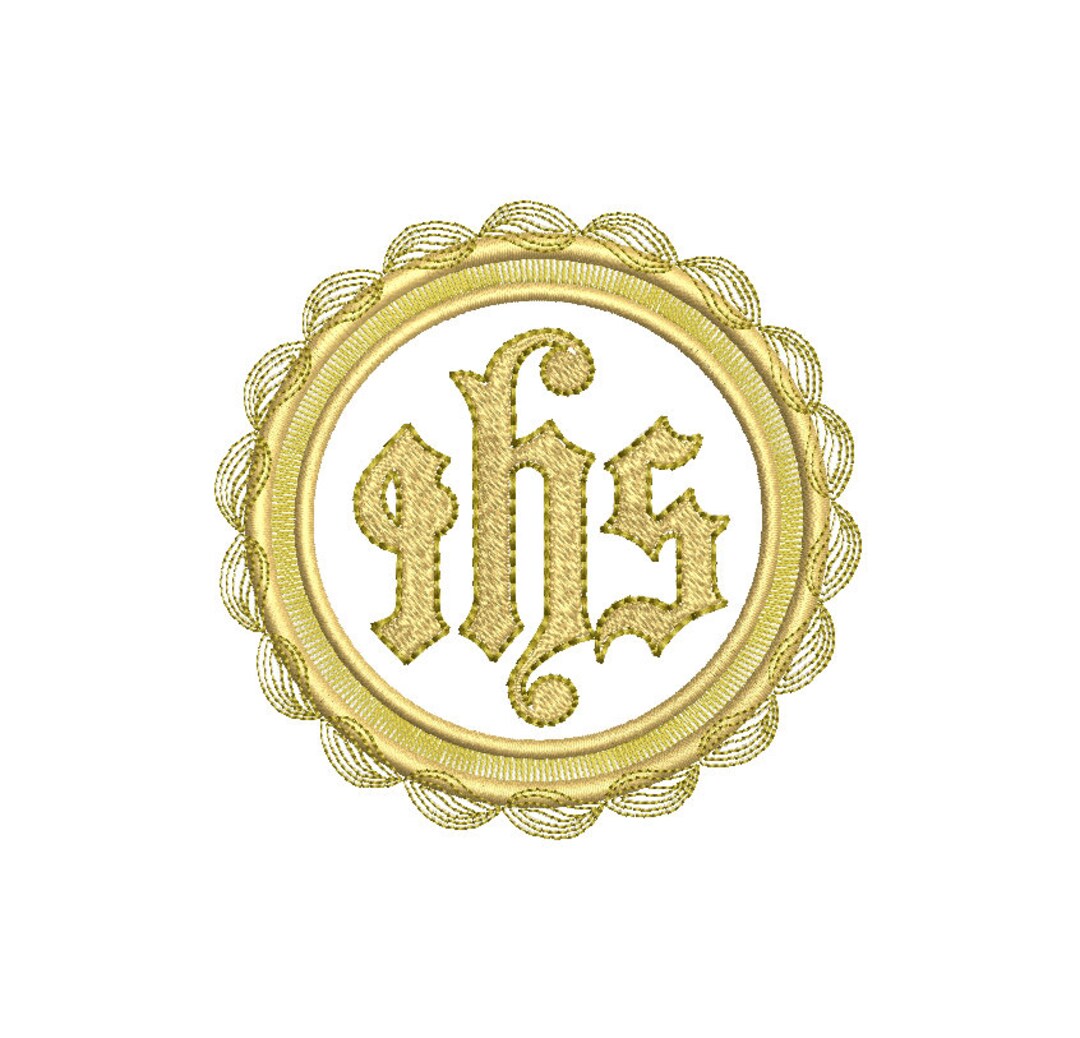 IHS Machine Embroidery Design Instant Download - Etsy