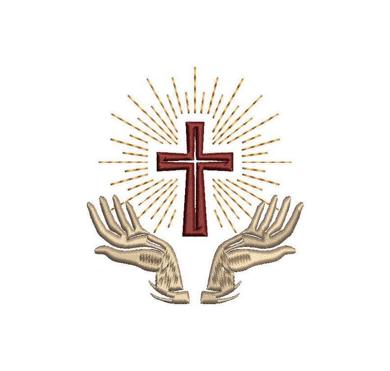 PRAYING HANDS Machine Embroidery Design Instant Download - Etsy