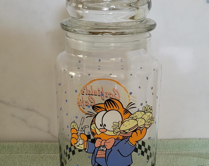 Vintage Garfield Jar 1978 - Etsy