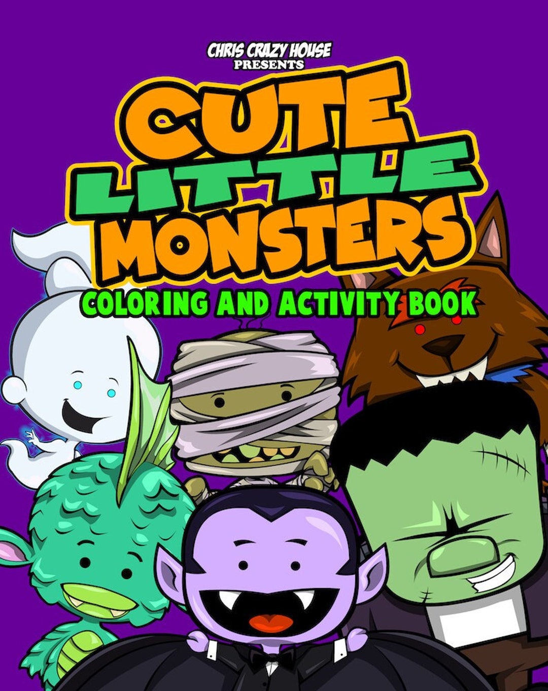 Cute Little Monsters Coloring and Activity Book - Etsy