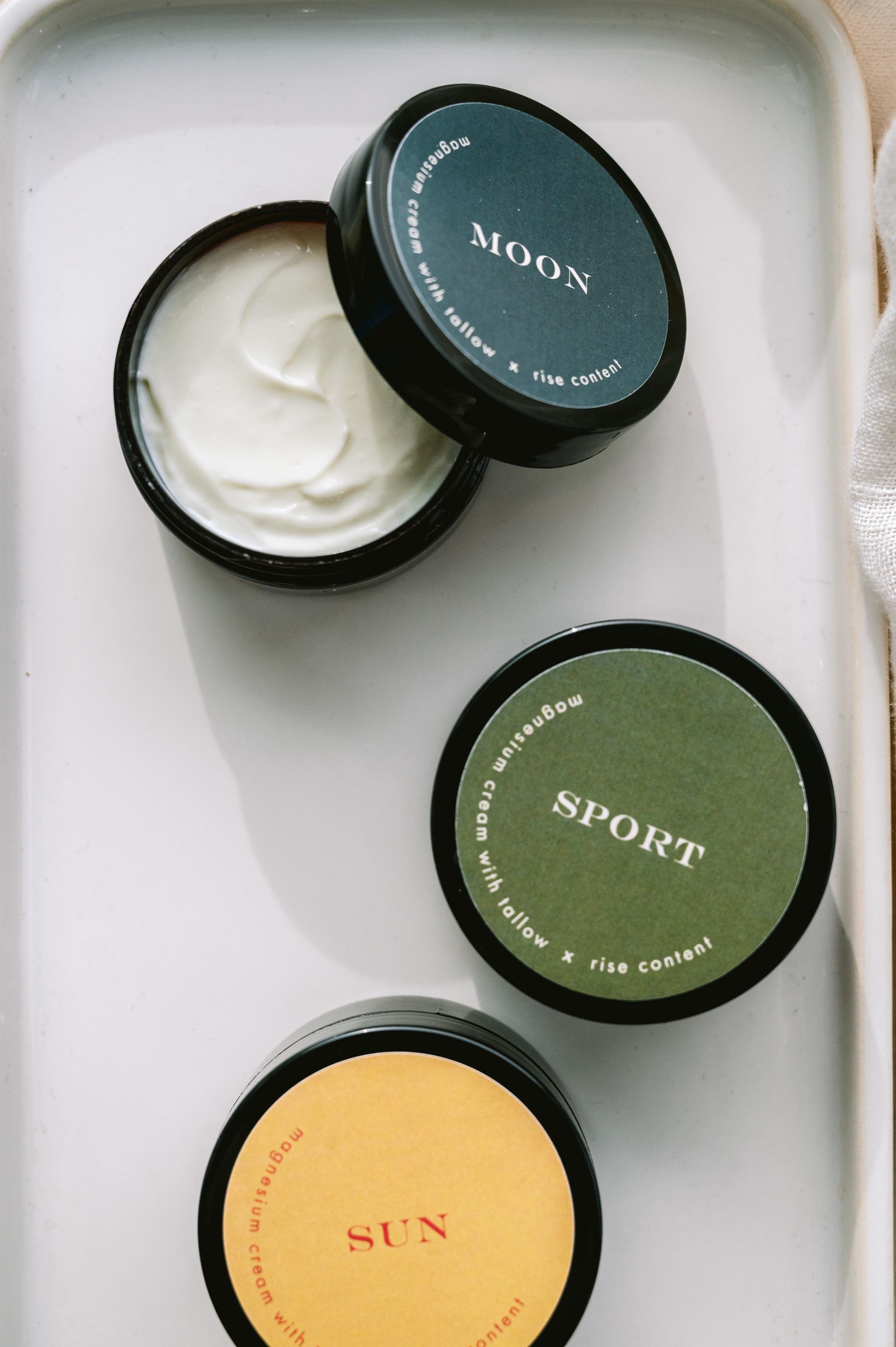 Magnesium Cream: Velvety Blend of Magnesium, Moon Water, Tallow and ...